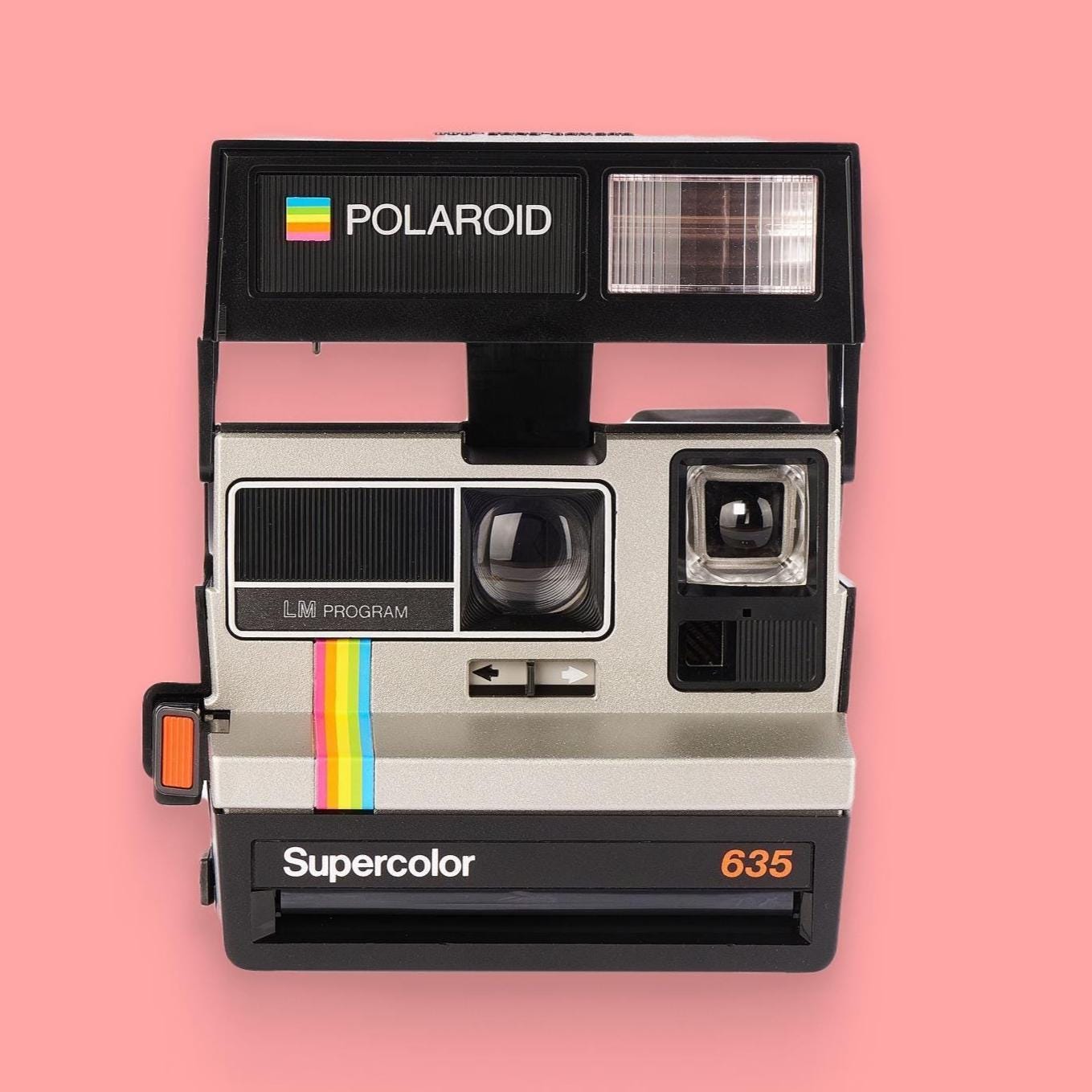 Polaroid 600 type, polaroid supercolor 635 (grey rainbow) — 600 instan